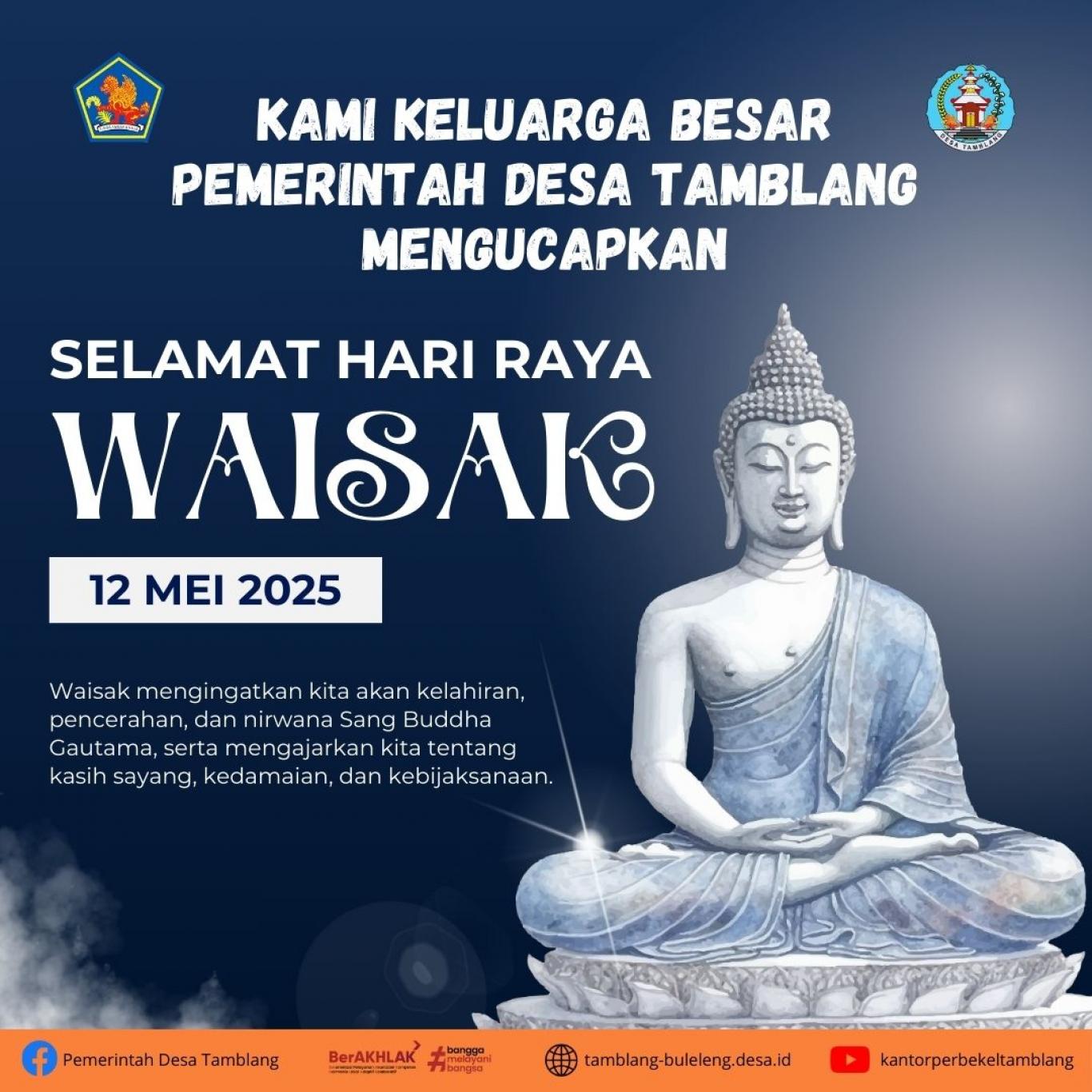 Memperingati Hari Raya Waisak - Website Desa Tamblang